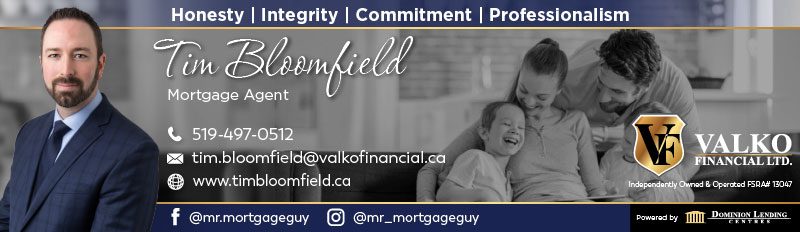 Welcome - Tim Bloomfield Dominion Lending Centres